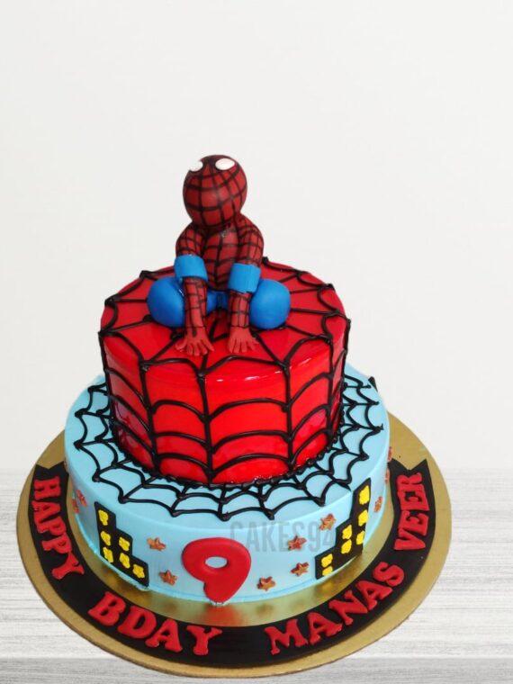 Spider Man Theme Cake Design 3 – Cakes94